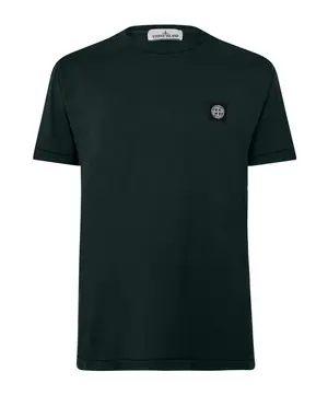 Stone Island Cotton Compass Logo Patch T-shirt - No