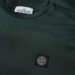Stone Island Cotton Compass Logo Patch T-shirt