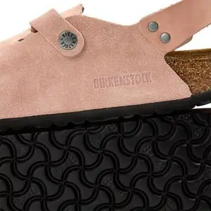BIRKENSTOCK Suede Clogs With Adjustable Straps