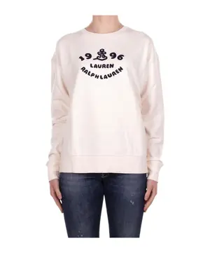 Ralph Lauren Long Sleeve Crewneck Sweatshirt - Beige