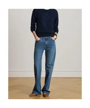 Ralph Lauren Crew Neck Jumper With Embroidered Logo