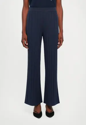 Max Mara Ribbed Knit Relaxed Fit Casual Pants