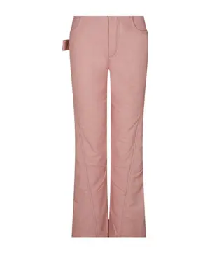 Bottega Veneta Straight-leg Leather Pants