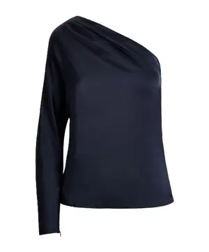 Ralph Lauren Asymmetrical One-sleeve Top