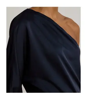Ralph Lauren Asymmetrical One-sleeve Top