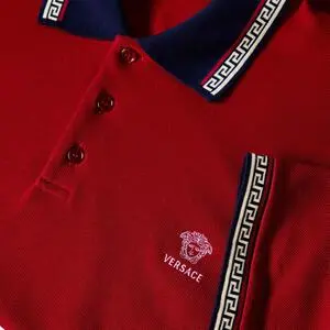 Versace Short-sleeve Pique Polo Shirt