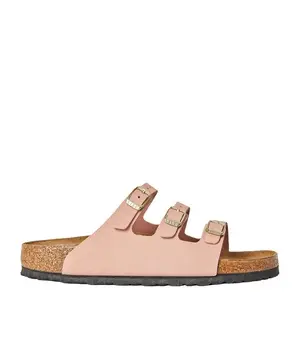 BIRKENSTOCK Florida Hex Flat Sandals - Nude
