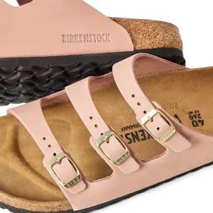 BIRKENSTOCK Florida Hex Flat Sandals - Nude