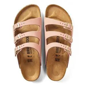 BIRKENSTOCK Florida Hex Flat Sandals - Nude