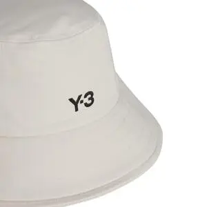 Y3 3-stripes Double Brim Bucket Hat