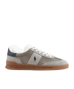 Polo Ralph Lauren Panelled Suede-trim Sneakers