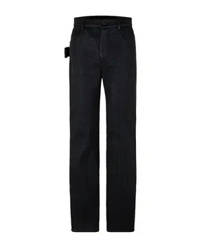 Bottega Veneta Leather Trousers - Black