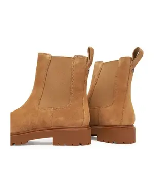 Ralph Lauren Round Toe Ankle Boots - Brown
