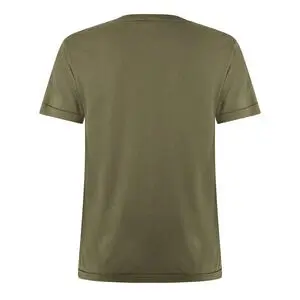 Stone Island Cotton Compass Logo Patch T-shirt - No