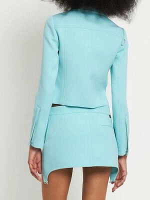 COURREGES Zip-up Casual Jacket With Front Pockets