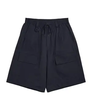 Y3 Wide Shorts - Black