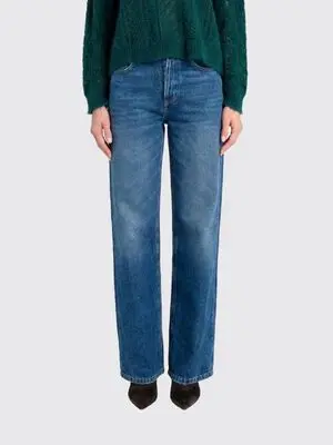 TWINSET Classic Wide Leg Denim Jeans