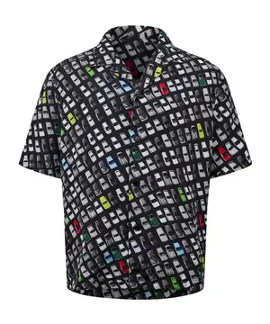 Bottega Veneta Patterned Short-sleeve Shirt