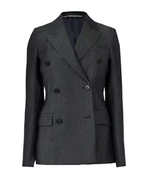 Balenciaga Double Breasted Blazer - Deep Navy