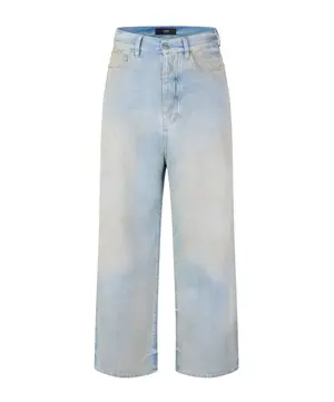 Amiri High-waisted Wide Leg Denim Jeans