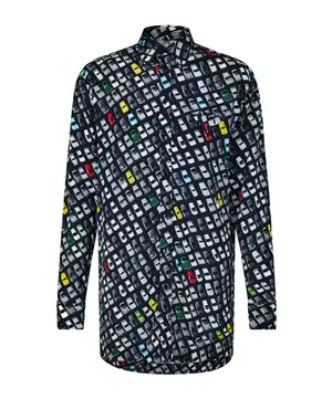 Bottega Veneta Patterned Long Sleeve Shirt