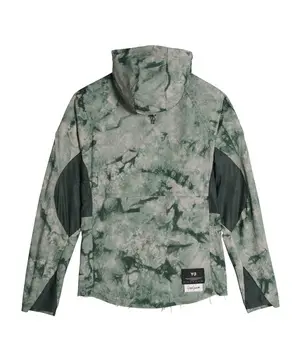 Y3 Lightweight Hooded Track Jacket With Graphic Print - Multi-color
