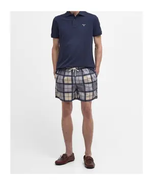 Barbour Checked Swim Trunks