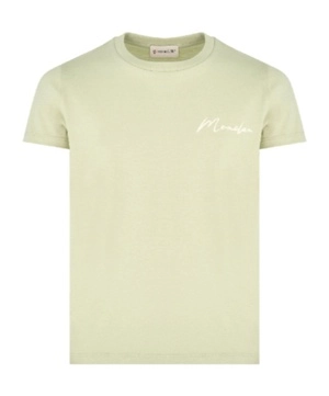 Moncler Crewneck Short-sleeve T-shirt - Nude