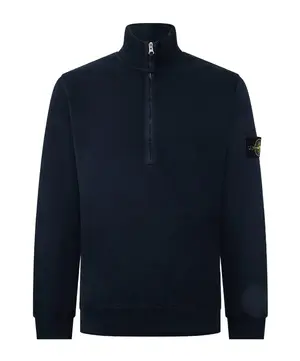Stone Island Half-zip Sweatshirt - Navy