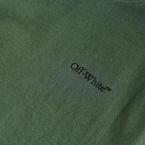 Off-White Crew Neck Cotton Tee