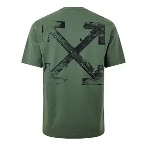 Off-White Crew Neck Cotton Tee