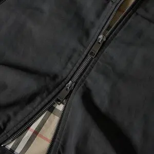 Burberry Plaid Hooded Zip-up Windbreaker