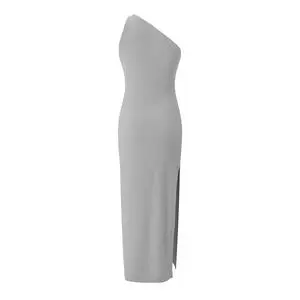 Norma Kamali One-shoulder Ruched Midi Dress