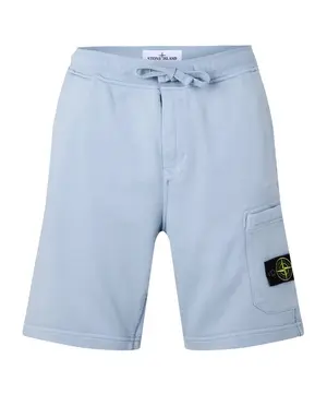 Stone Island Solid Color Shorts - Blue