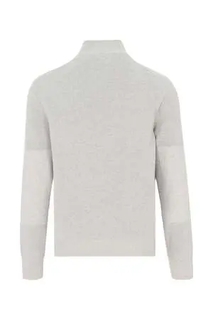 Belstaff Long-sleeved Knitwear With High Neck And Half-zip Closure