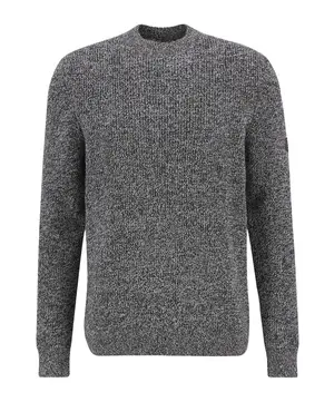 Barbour International Declan Yarn Twist Crew Neck Jumper