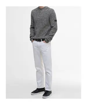 Barbour International Declan Yarn Twist Crew Neck Jumper