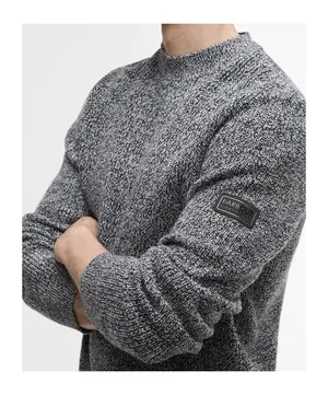 Barbour International Declan Yarn Twist Crew Neck Jumper