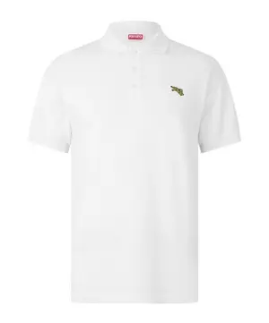 Kenzo Solid Short-sleeve Polo Shirt