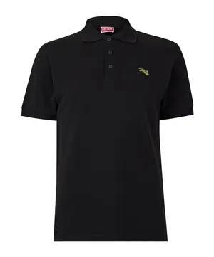 Kenzo Solid Short-sleeve Polo Shirt