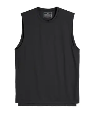 Y3 Sleeveless Running Tank Top - Black