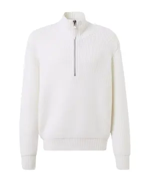TOM FORD Ribbed Knit Half-zip Sweater