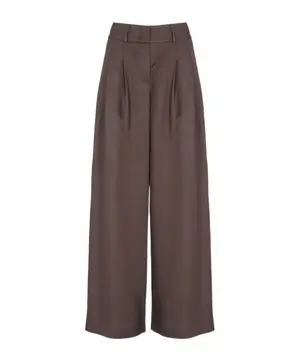 Peserico Pleated Wide-leg Trousers