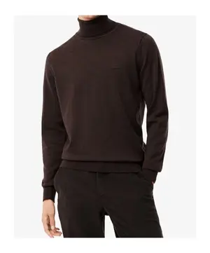 Lacoste Merino Wool Roll Neck Sweater