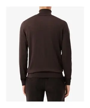 Lacoste Merino Wool Roll Neck Sweater