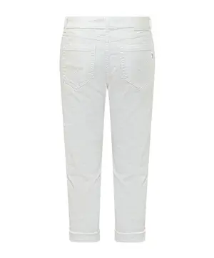 DONDUP Button Detailed Cropped Tapered Jeans