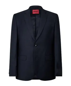 Hugo Boss Single Breasted Blazer - Blue