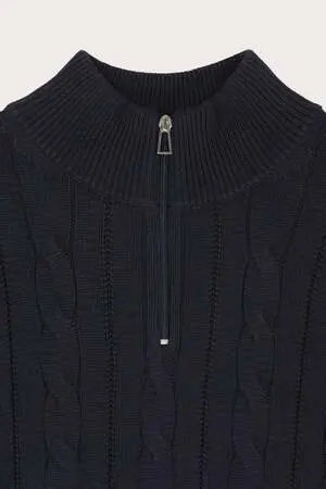 Paul Smith Long Sleeve Zip Neck Knit