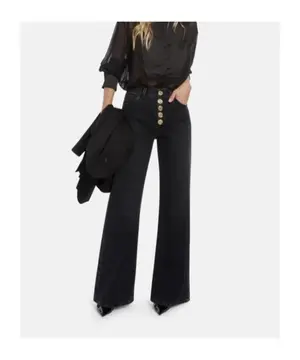 DONDUP Button-detail Wide-leg Jeans