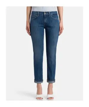 DONDUP Medium Wash Denim Jeans With Belt Loops